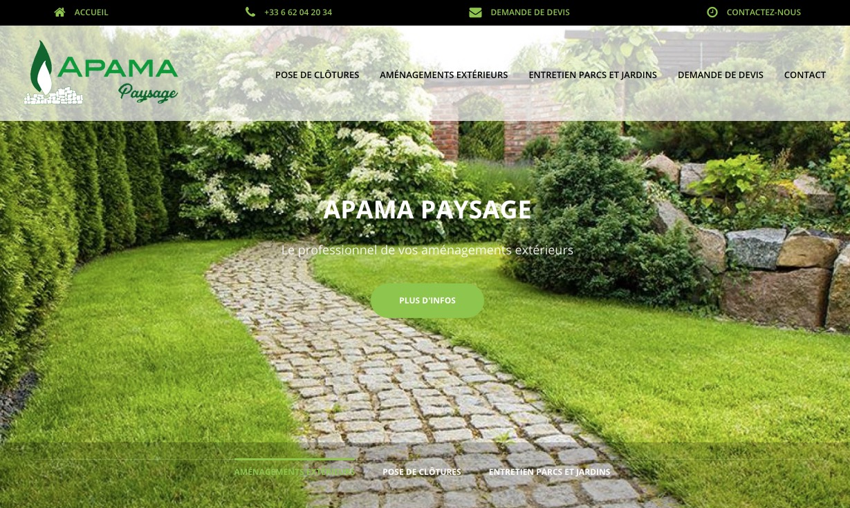 Apama Paysage - Aménagements extérieurs à Avoine